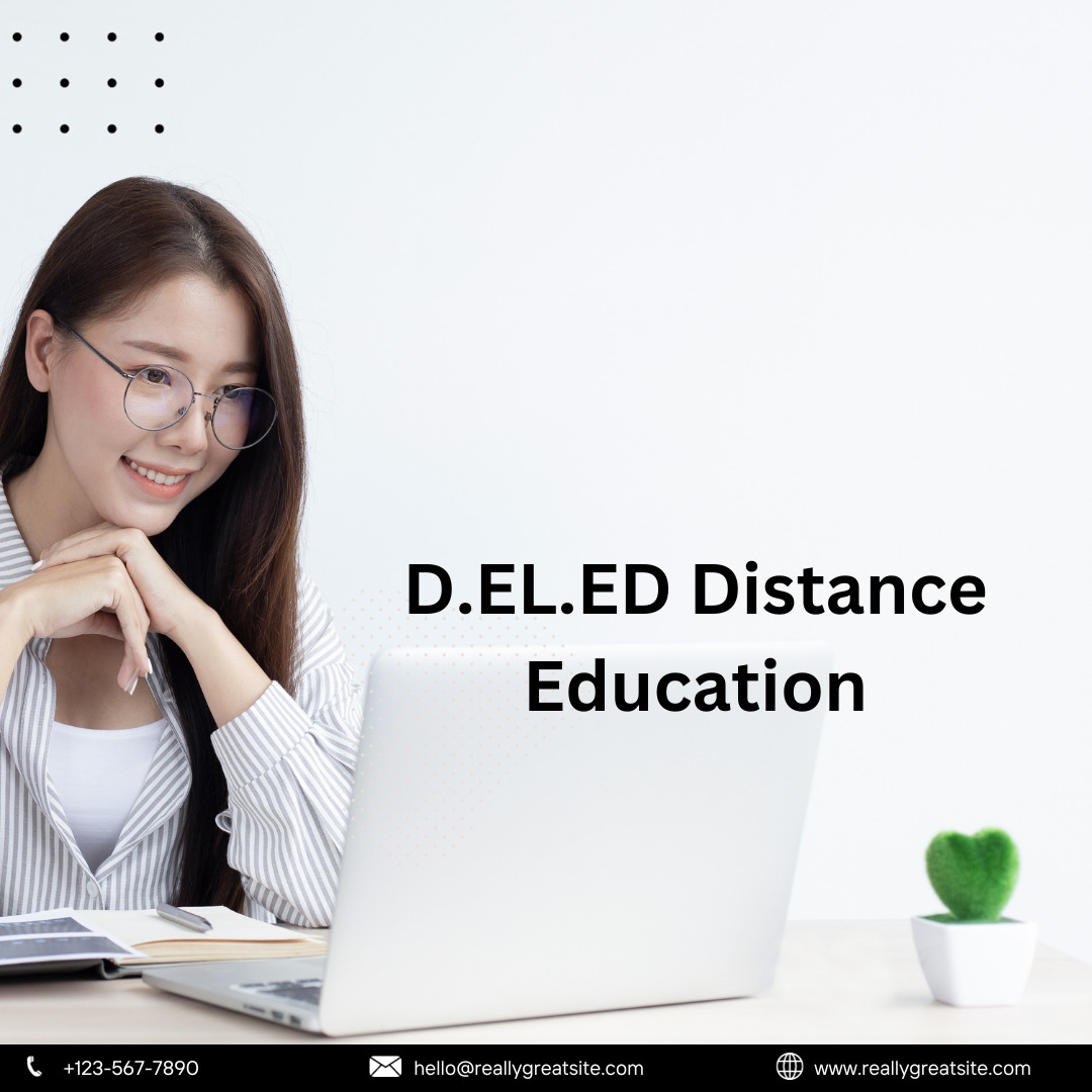 D.EL.ED Distance Education in India - Assam Jobs